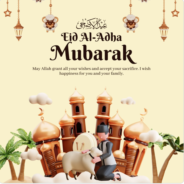 300+ Eid-al-Adha 2025 wishes, images, messages, Facebook, WhatsApp status to wish Eid Mubarak on ...