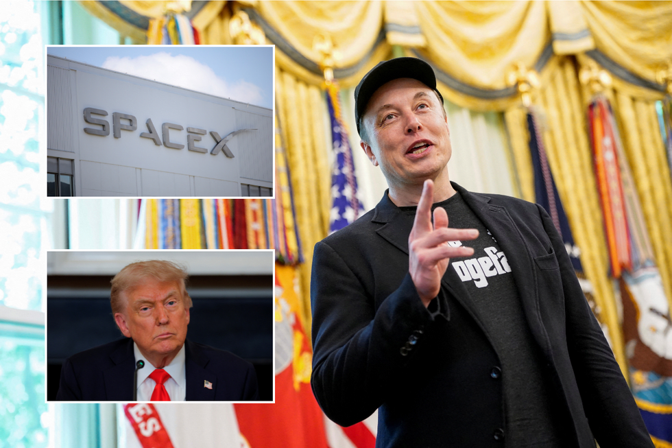 Donald Trump urged to SEIZE control of SpaceX after Elon Musk threatens ...