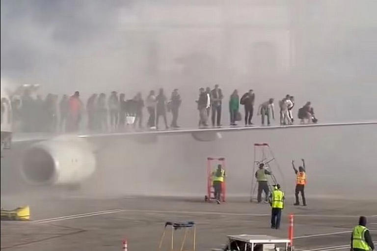 American Airlines plane that burst into flames had fuel leak with ...