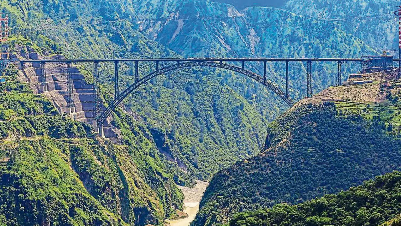 Chenab Bridge: Top 11 Facts About the World’s Highest Railway Arch ...