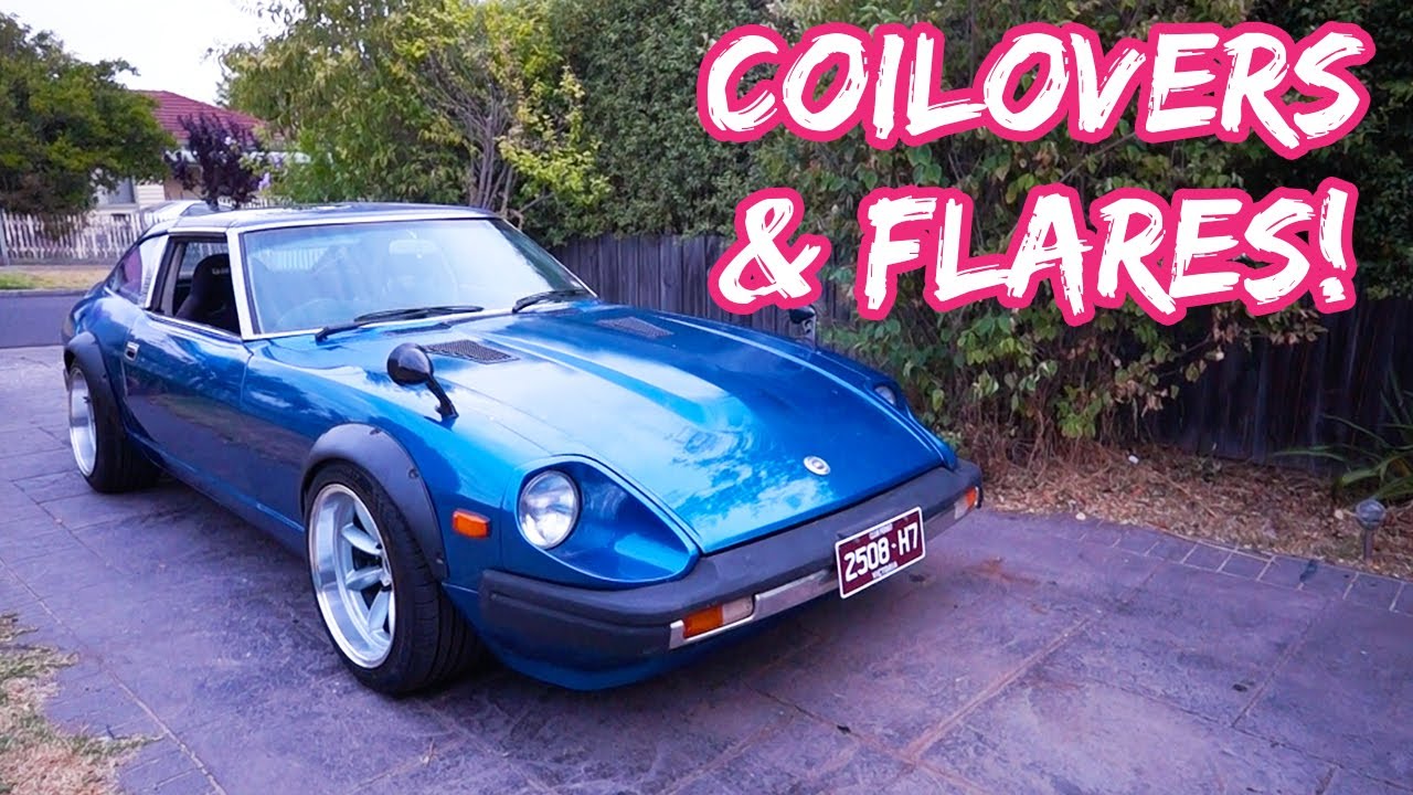 Datsun 280ZX Coilovers & Flares Install