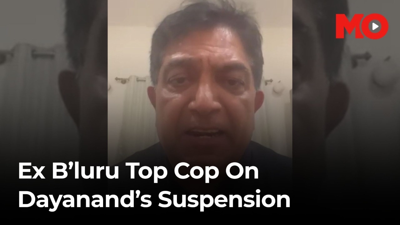 Former Bengaluru police commissioner Bhaskar Rao on Dayanand's suspension