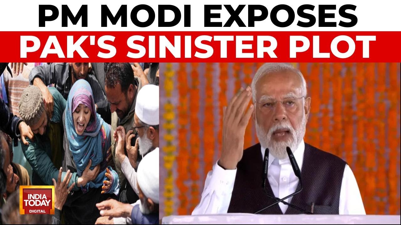 PM Modi slams Pakistan, remebers Pahalgam's hero pony ride operator