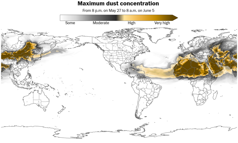 Maps show how far smoke from Canadian wildfires has spread
