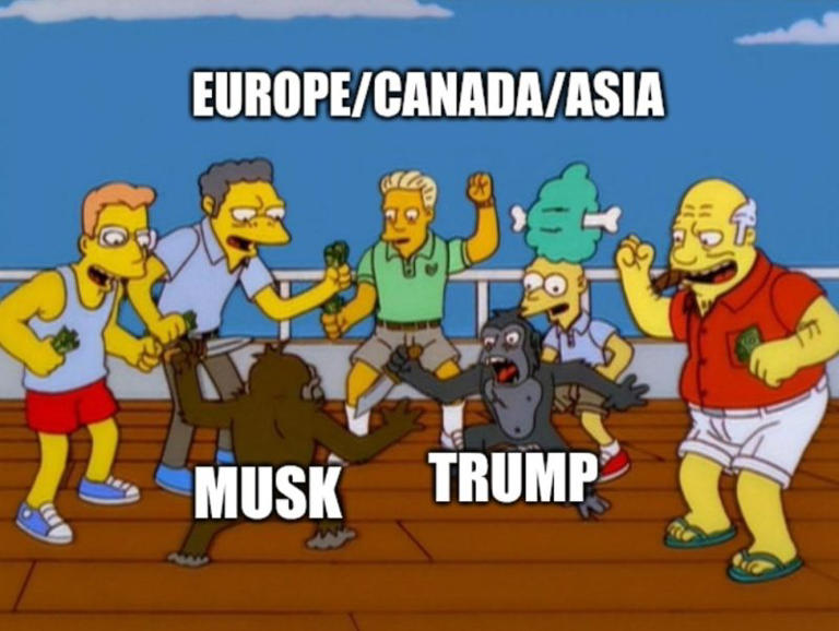 Scontro Trump-Musk, dai Simpson alla Wwe: tutti i meme sulla lite