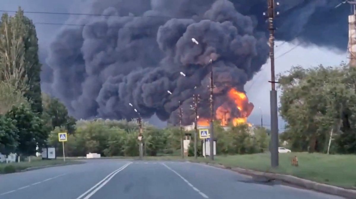 Ukraine hits Russian fuel depot near strategic bomber airbase
