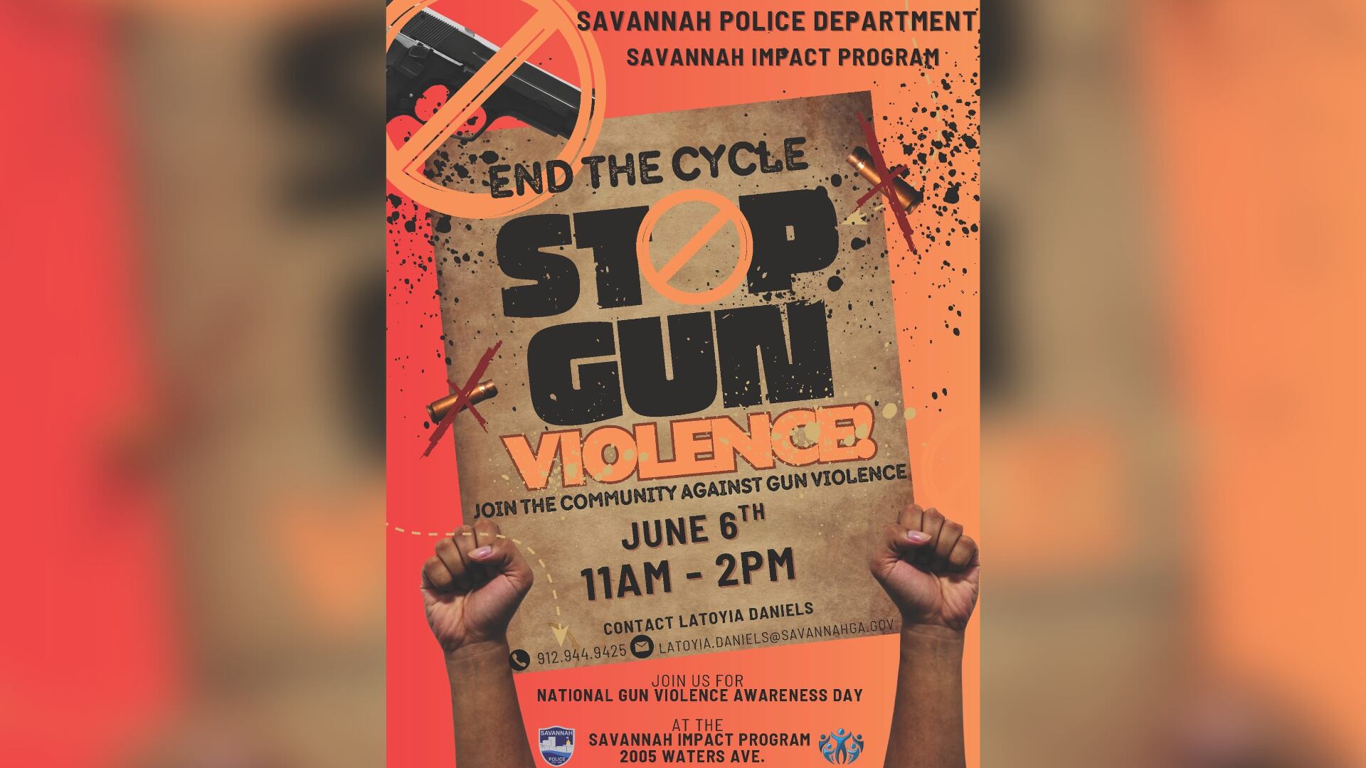 ‘End the Cycle, Stop Gun Violence’ event aims to prevent crime in Savannah