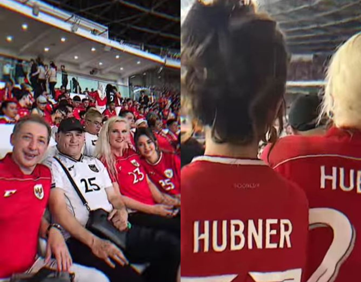 Jennifer Coppen Nonton Laga Indonesia VS China Bareng Orang Tua Justin ...