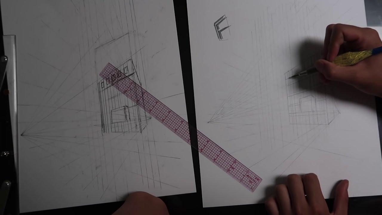 Teaching my Best Friend How to Draw Buildings