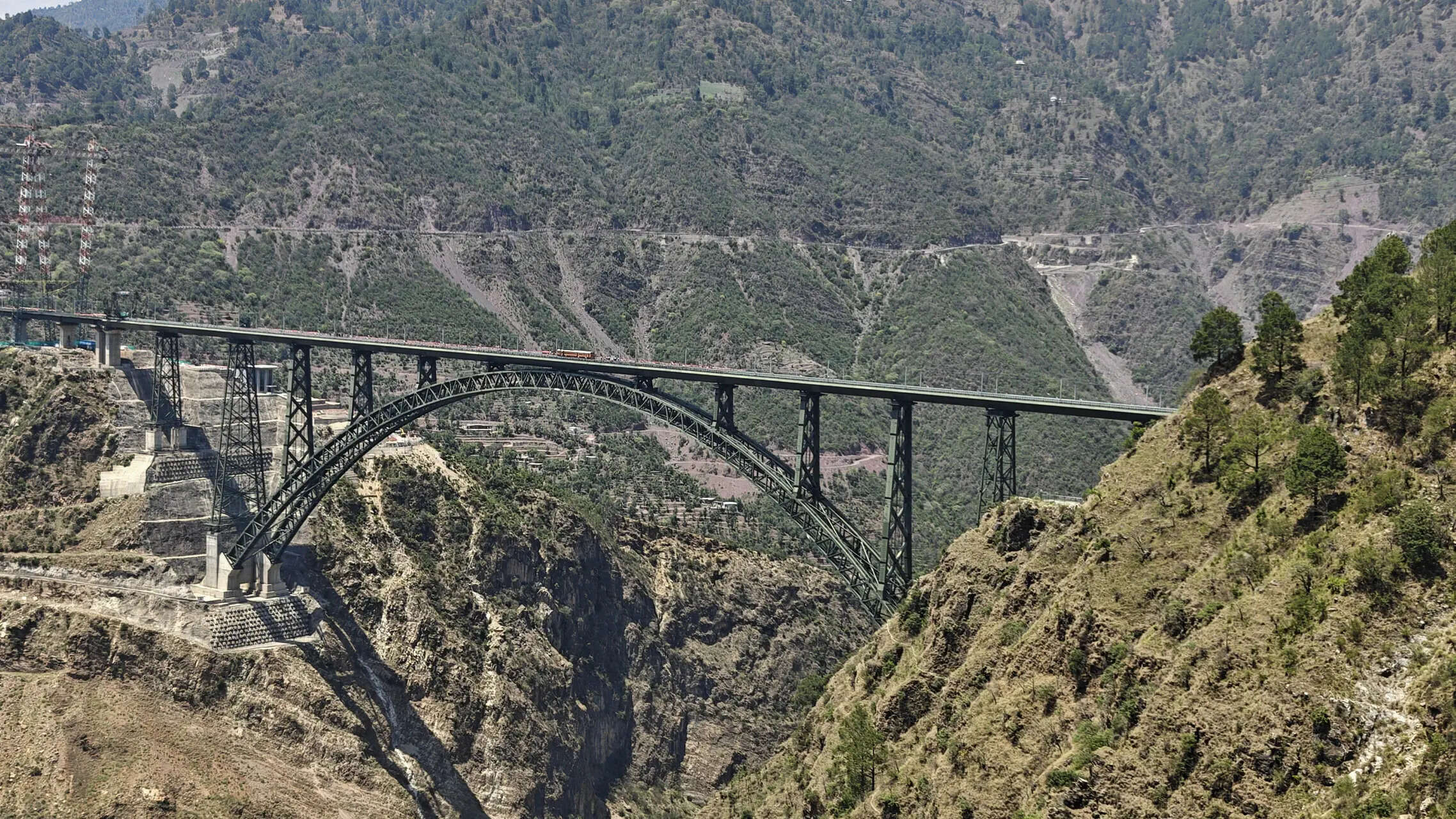 Chenab railway bridge: While India lays tracks in Kashmir, Pakistan ...