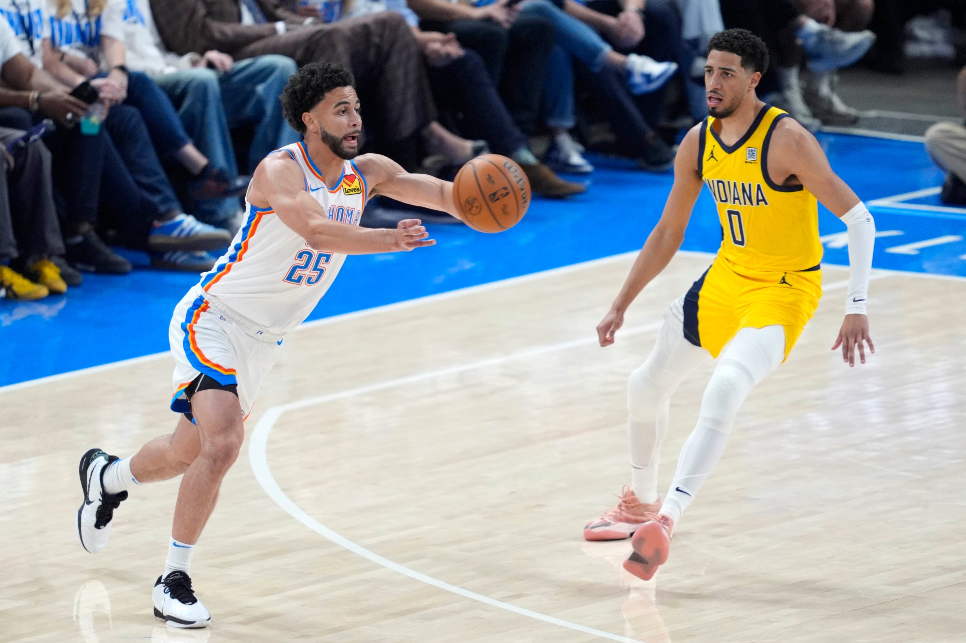 Behind Ajay Mitchell's surprise minutes in NBA Finals opener: 'That's ...