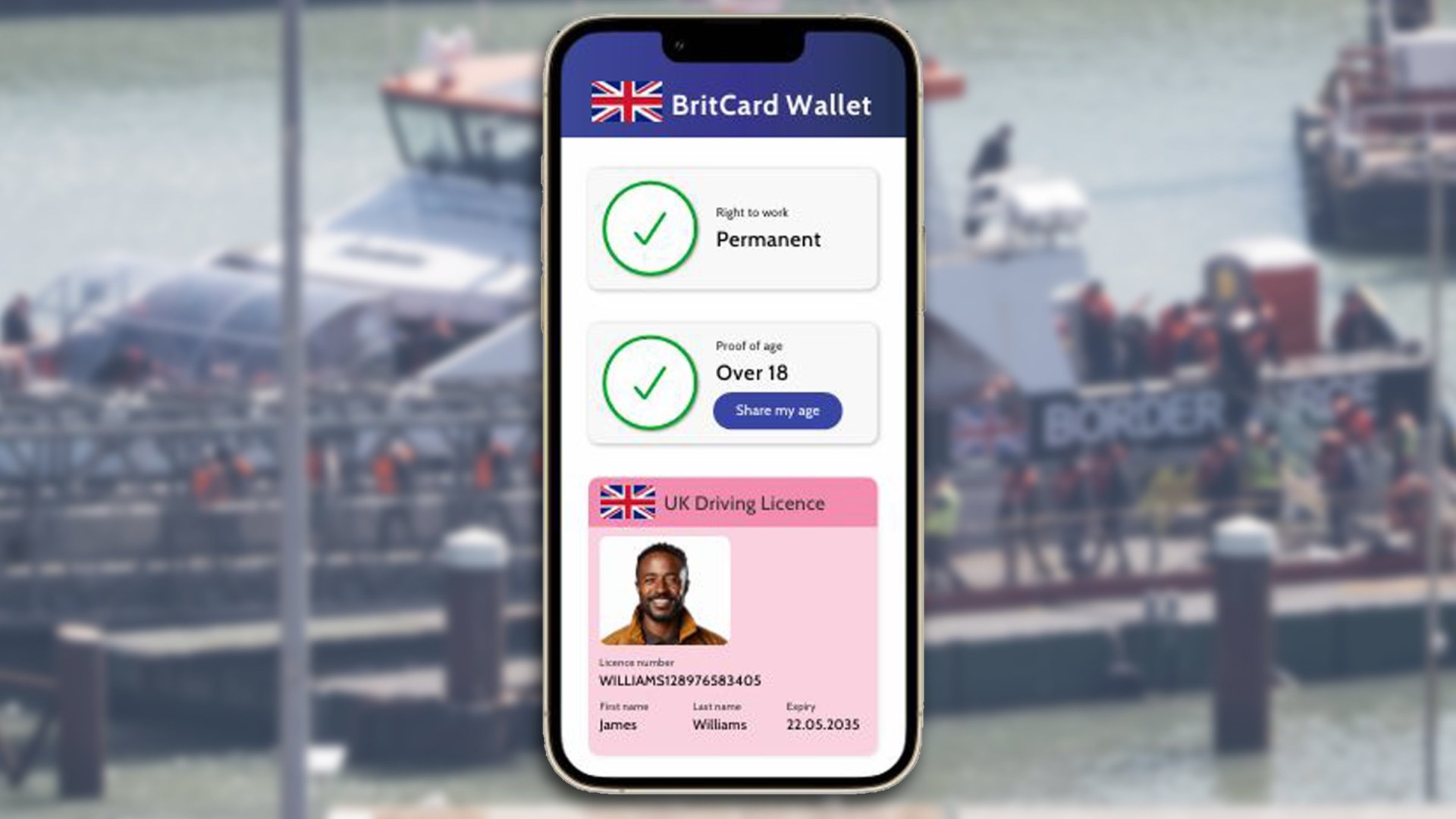 Universal digital 'BritCards' on an app could soon be used to prove who ...
