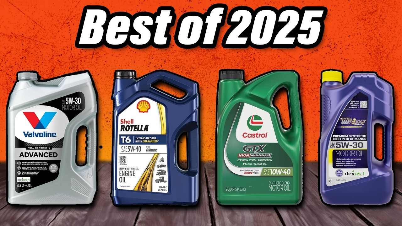 8 Best Synthetic Motor Oils 2025 - Budget, High Mileage, Diesel ...