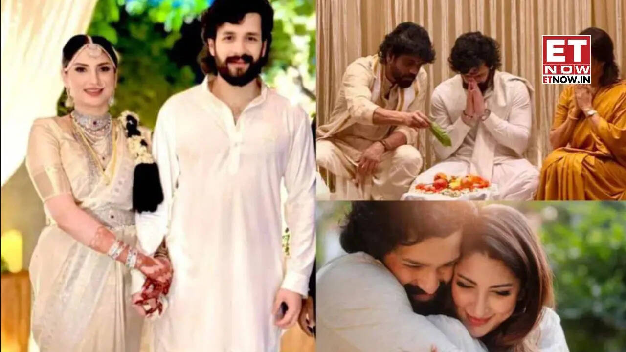 Nagarjuna's son Akhil Akkineni ties the knot with Zainab Ravdjee in ...