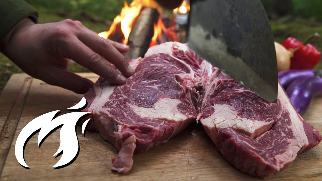 Tomahawk Steak Flamed Mid-Air Like a Stingray🔥