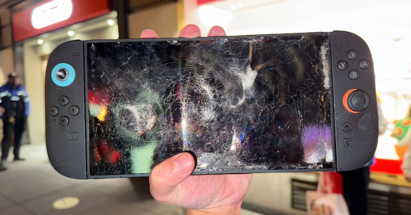 'Banned from Nintendo San Francisco': YouTuber smashes Switch 2 in ...