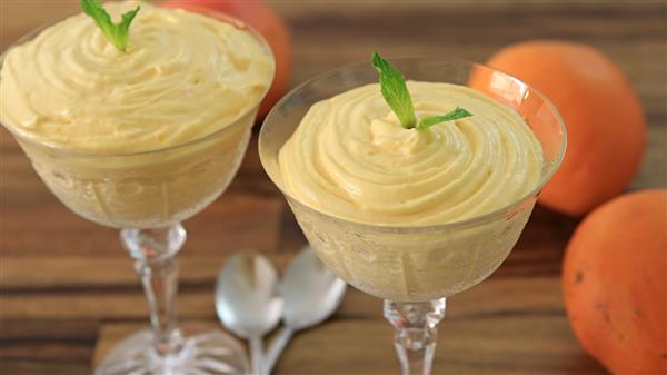 4-Ingredient Mango Mousse