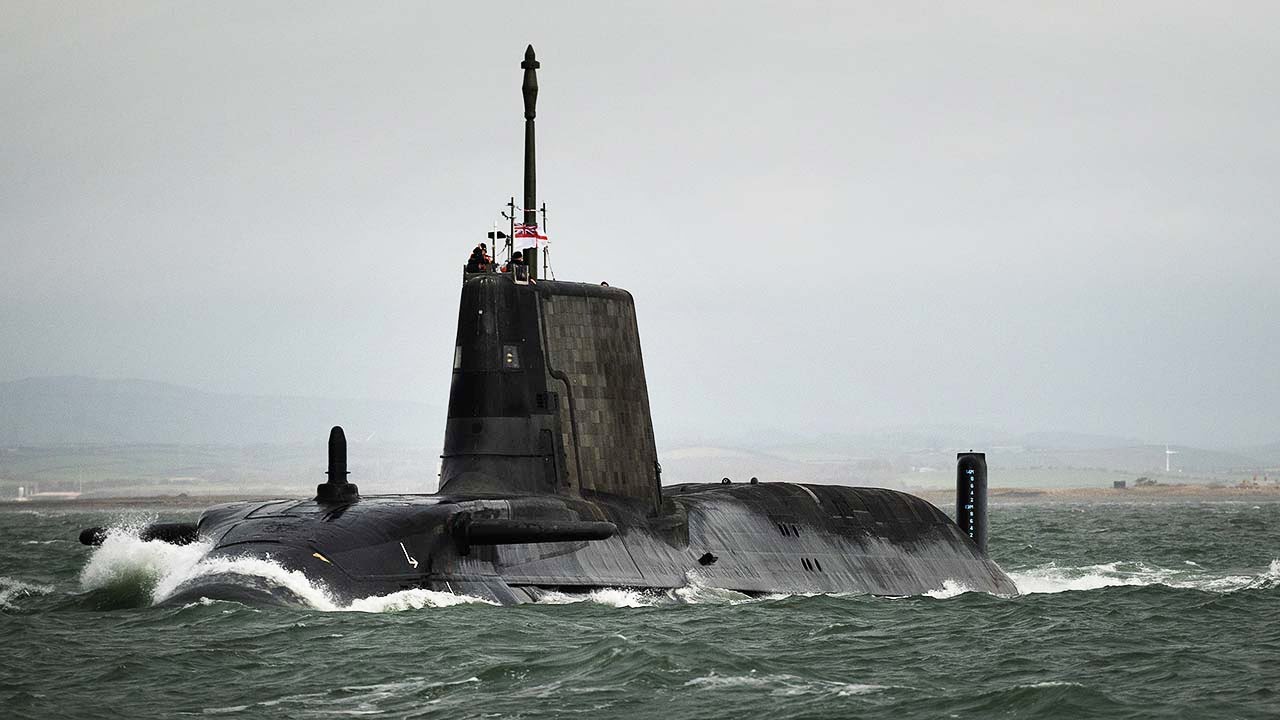 The Royal Navy’s HMS Anson Sails with Precision