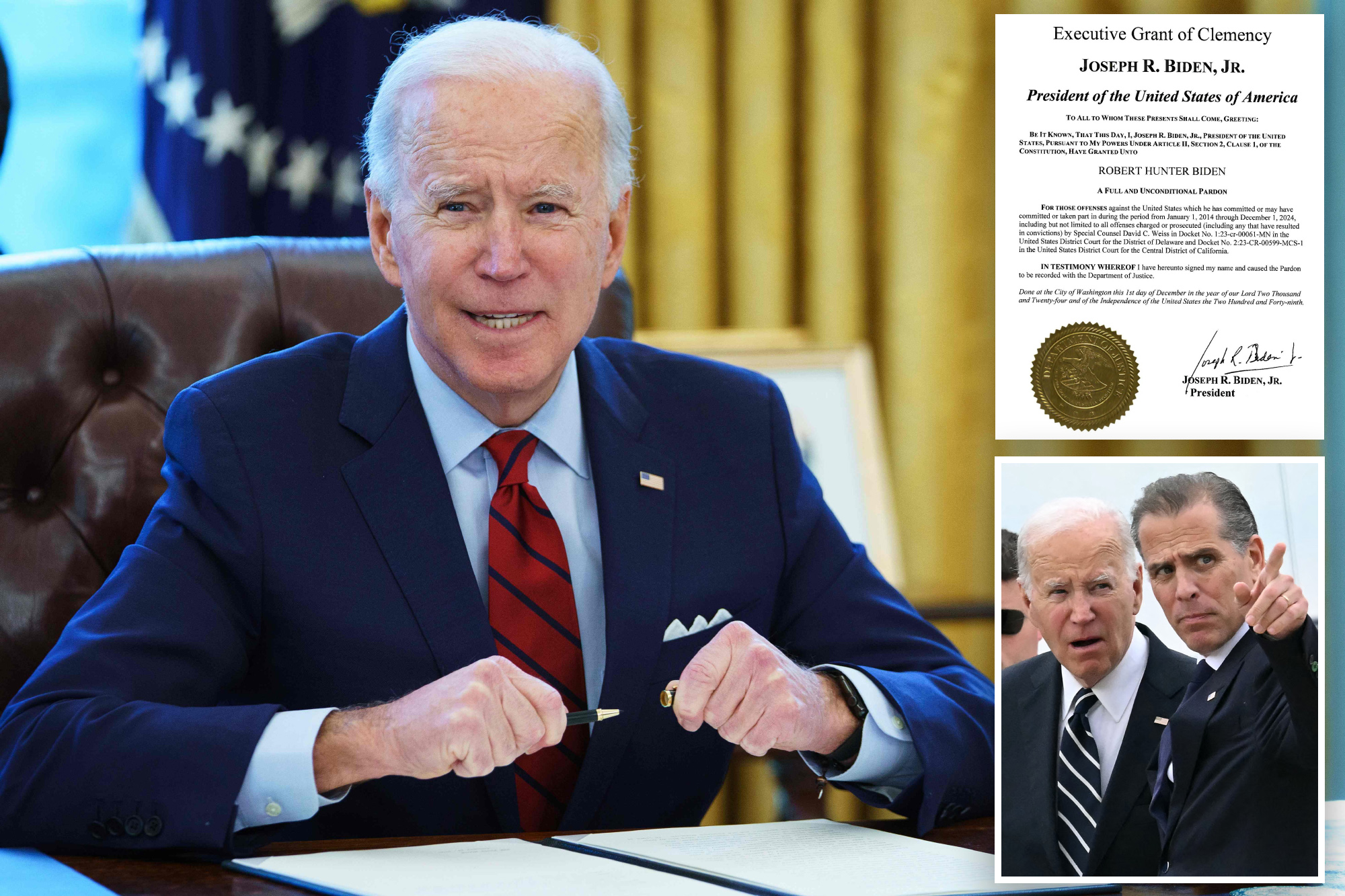 Biden only hand-signed one pardon during final spree, and it was his ...