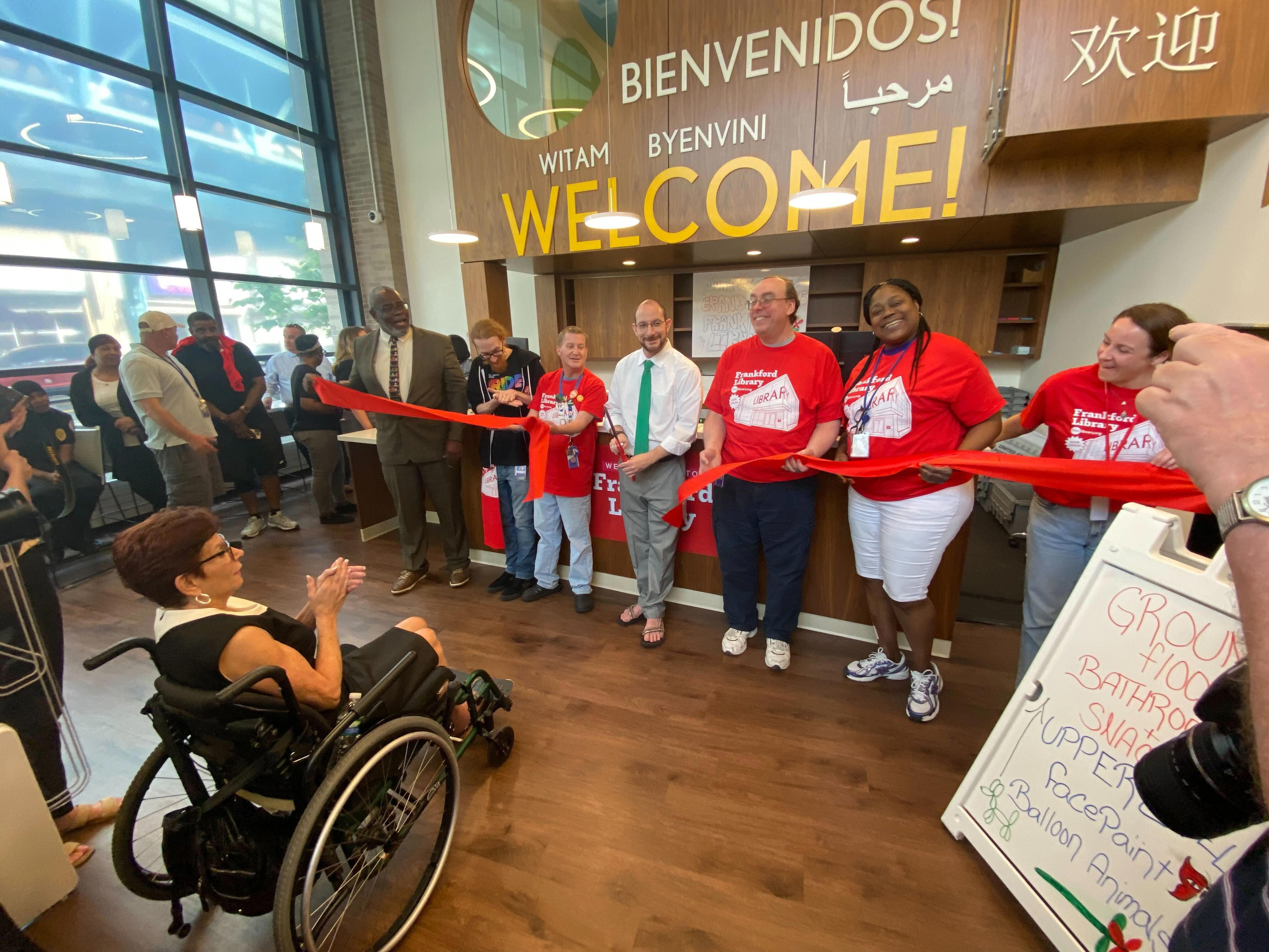 Frankford Library, a cornerstone of the community, reopens after more ...