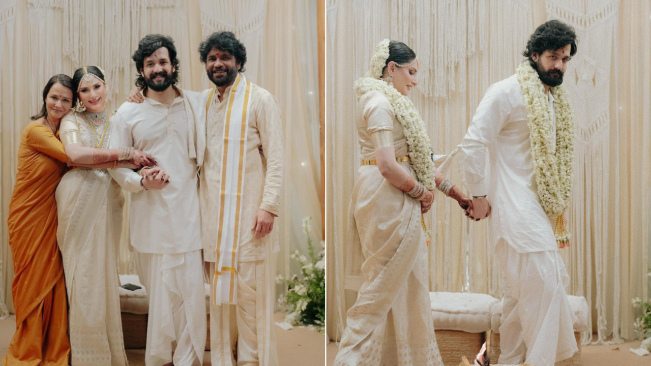 Nagarjuna Akkineni Shares Dreamy Pics From Son Akhil Akkineni Intimate ...