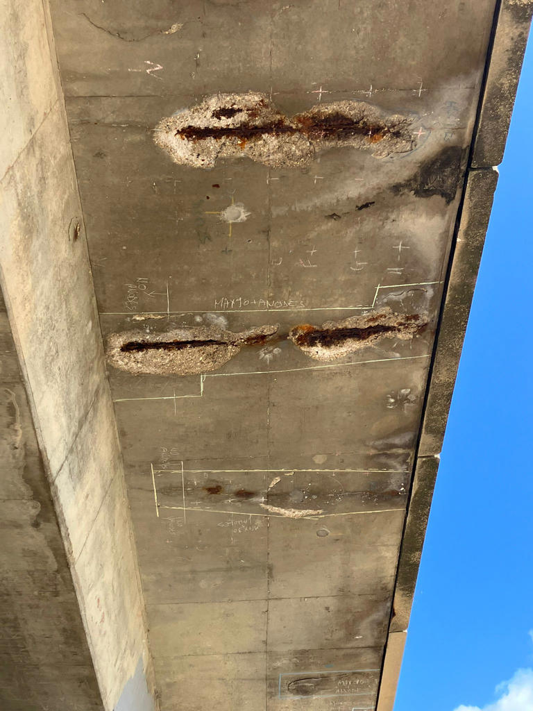 M27: Crumbling state of key interchange revealed as works get underway ...