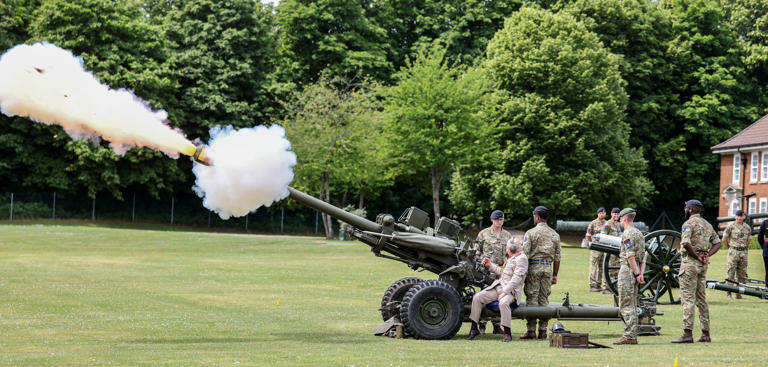 Charles shows ‘faultless’ firing technique on visit to home of Royal ...