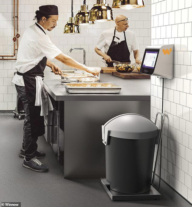 How hotels are using AI bins to slash food waste