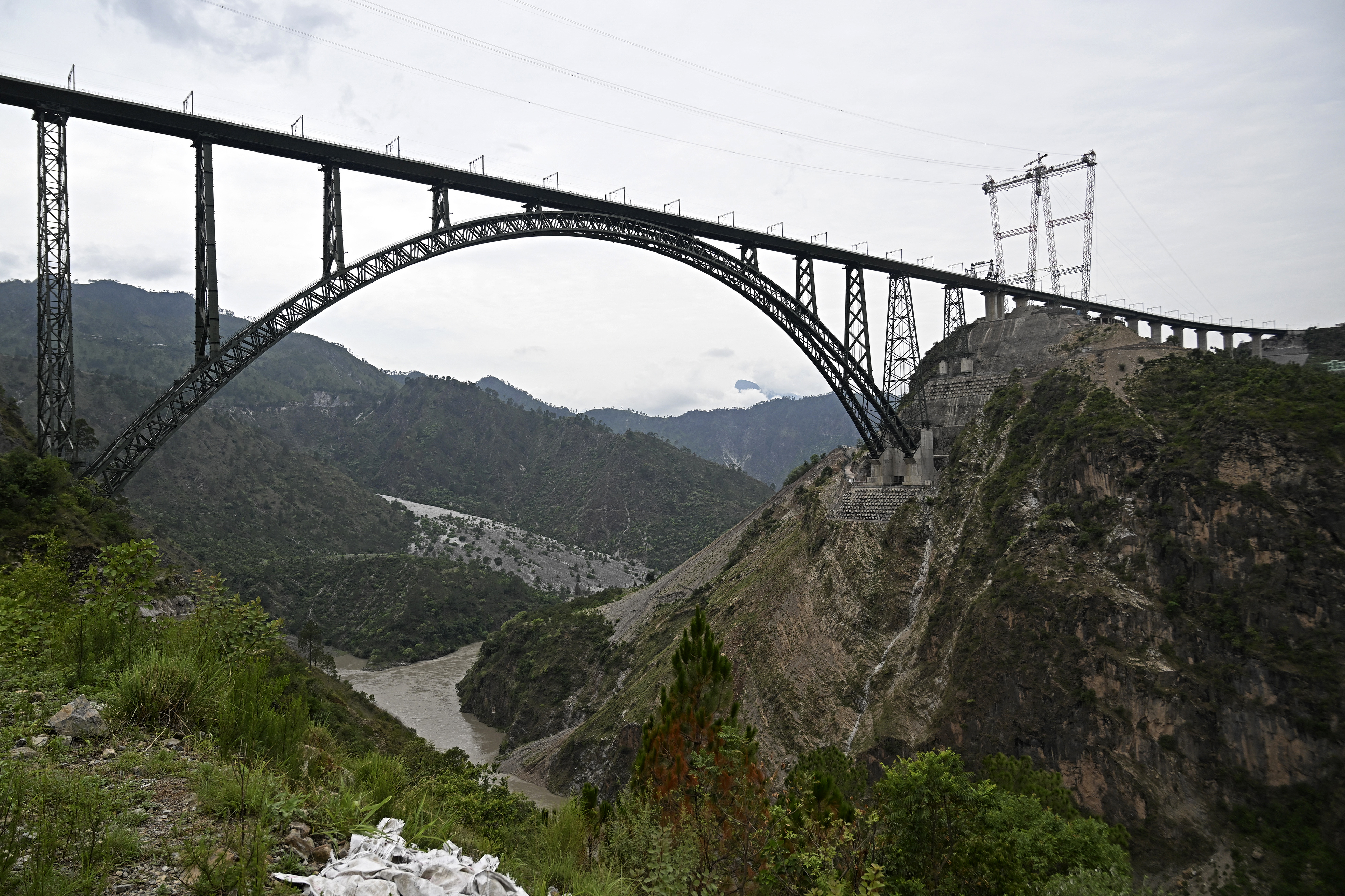 World's highest rail bridge opens to reshape nuclear rivals' power map