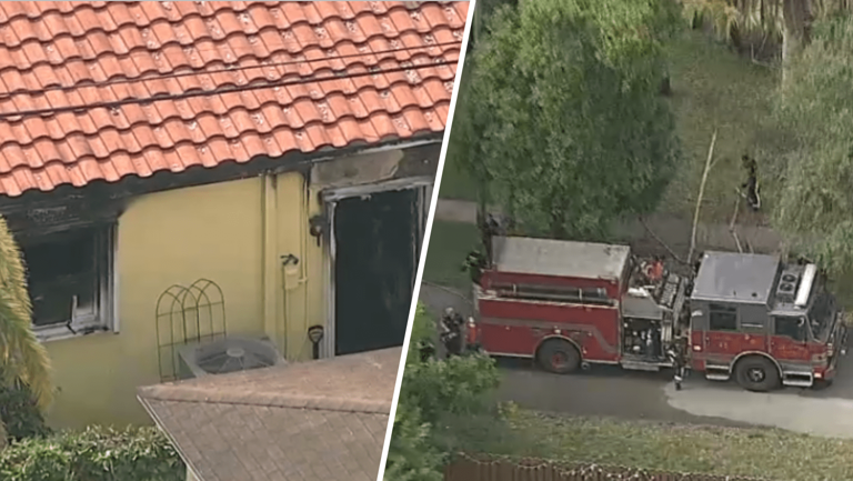 Victim, firefighter suffer minor injuries in Hollywood house fire