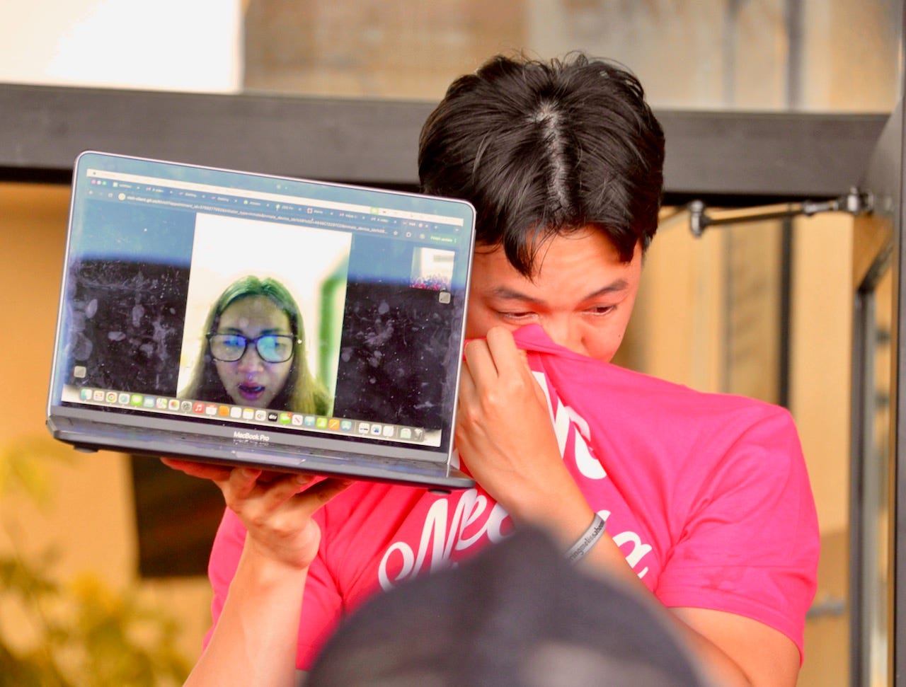 Large community showing for Maryland business owner, mother being held ...