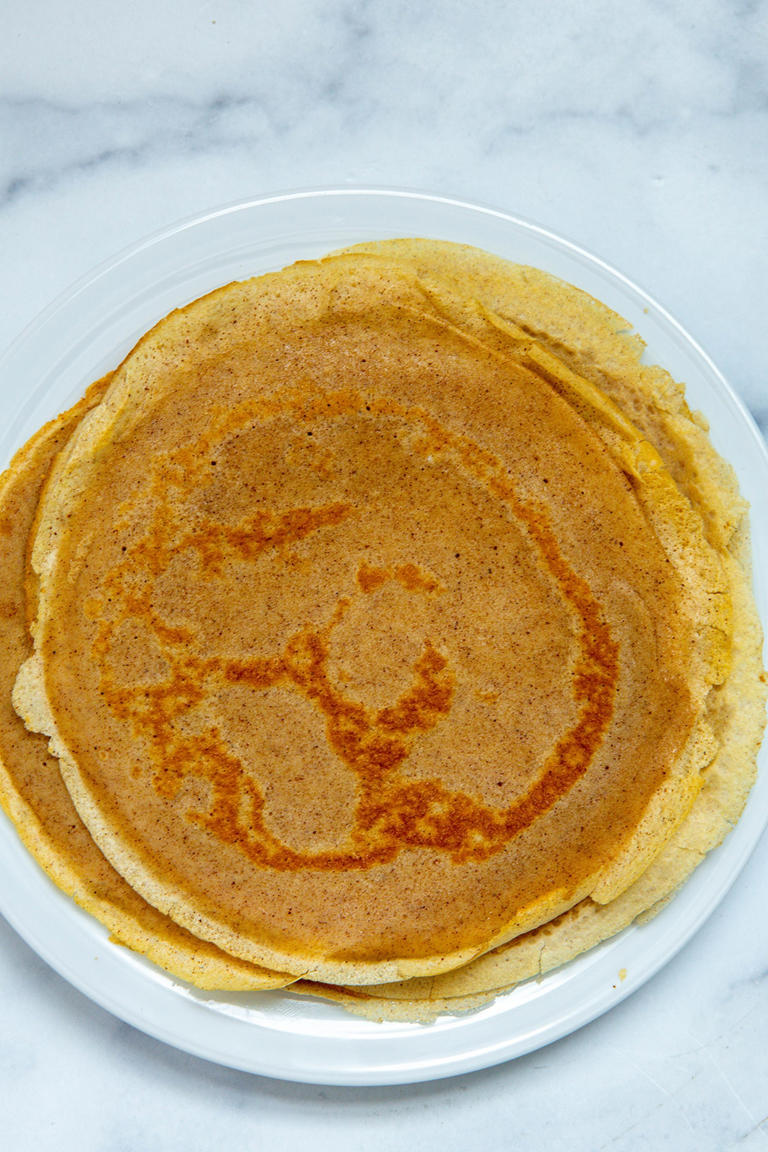 Cinnamon Roll Crepes