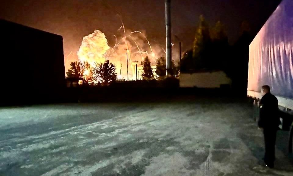 Ukrainian drone attack destroys helicopter at Russian airfield in ...