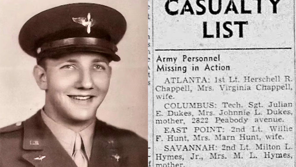 Remains of World War II navigator identified after 80 years