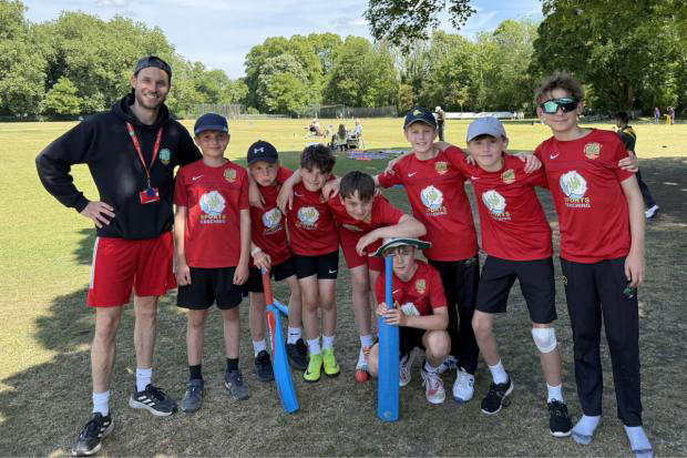 Primary school cricket team named champions of tournament