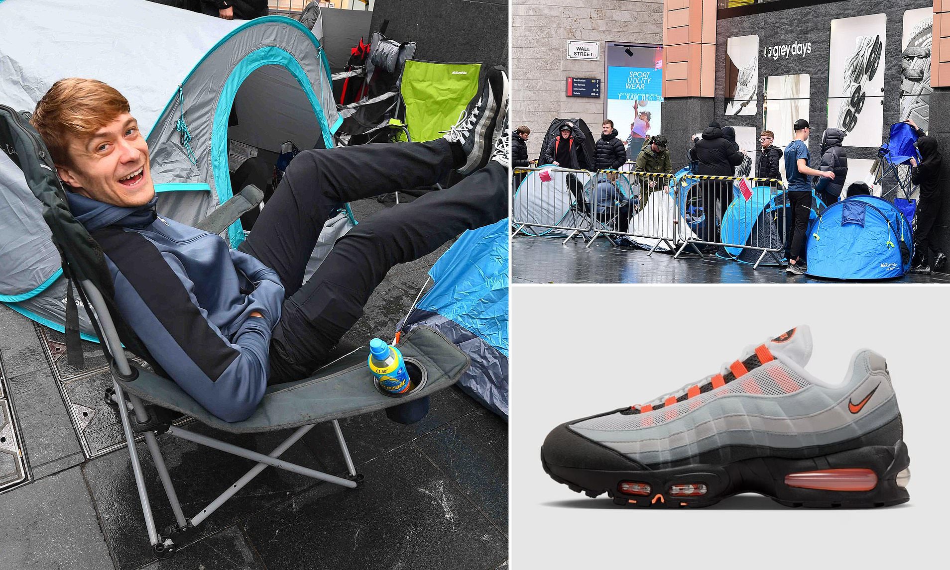 Teenagers camp out and brave 15 hour queues in the pouring rain to get ...