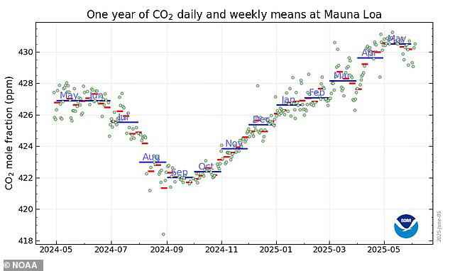Earth's CO2 hits highest recorded level in human history - exceeding ...