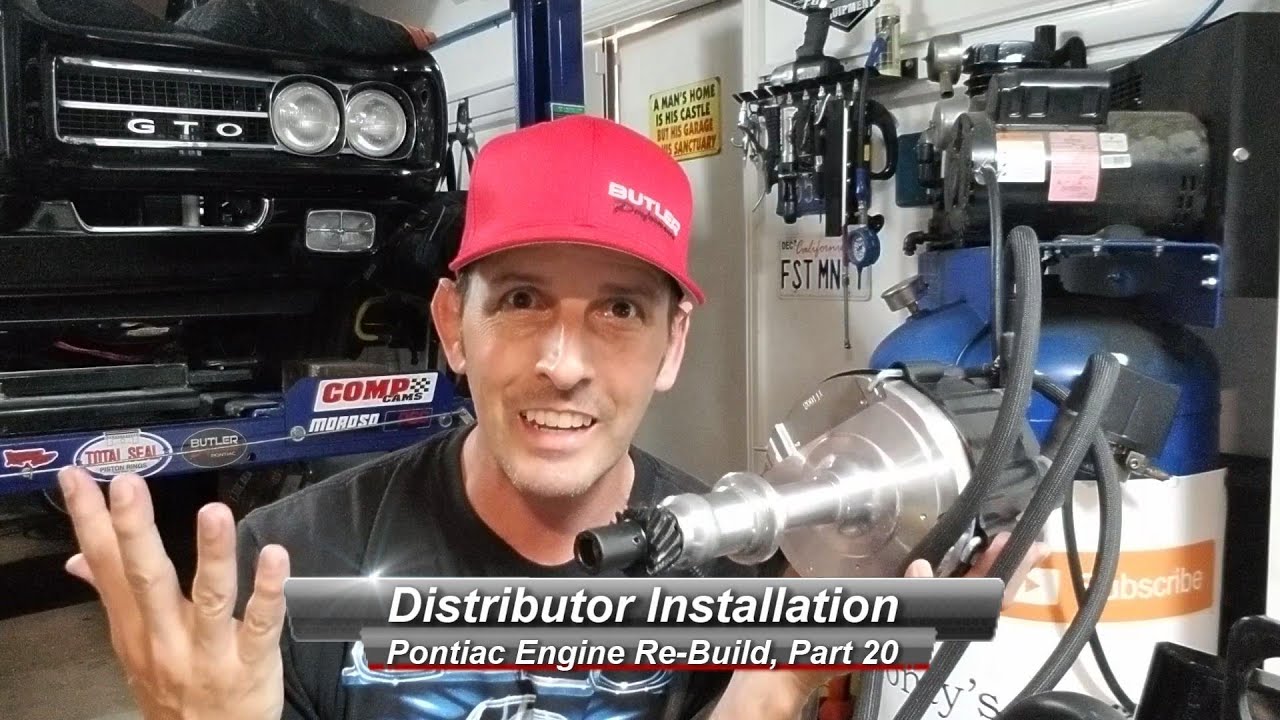 Pontiac V8 Rebuild, Part 20 How to install a distributor for a roller cam