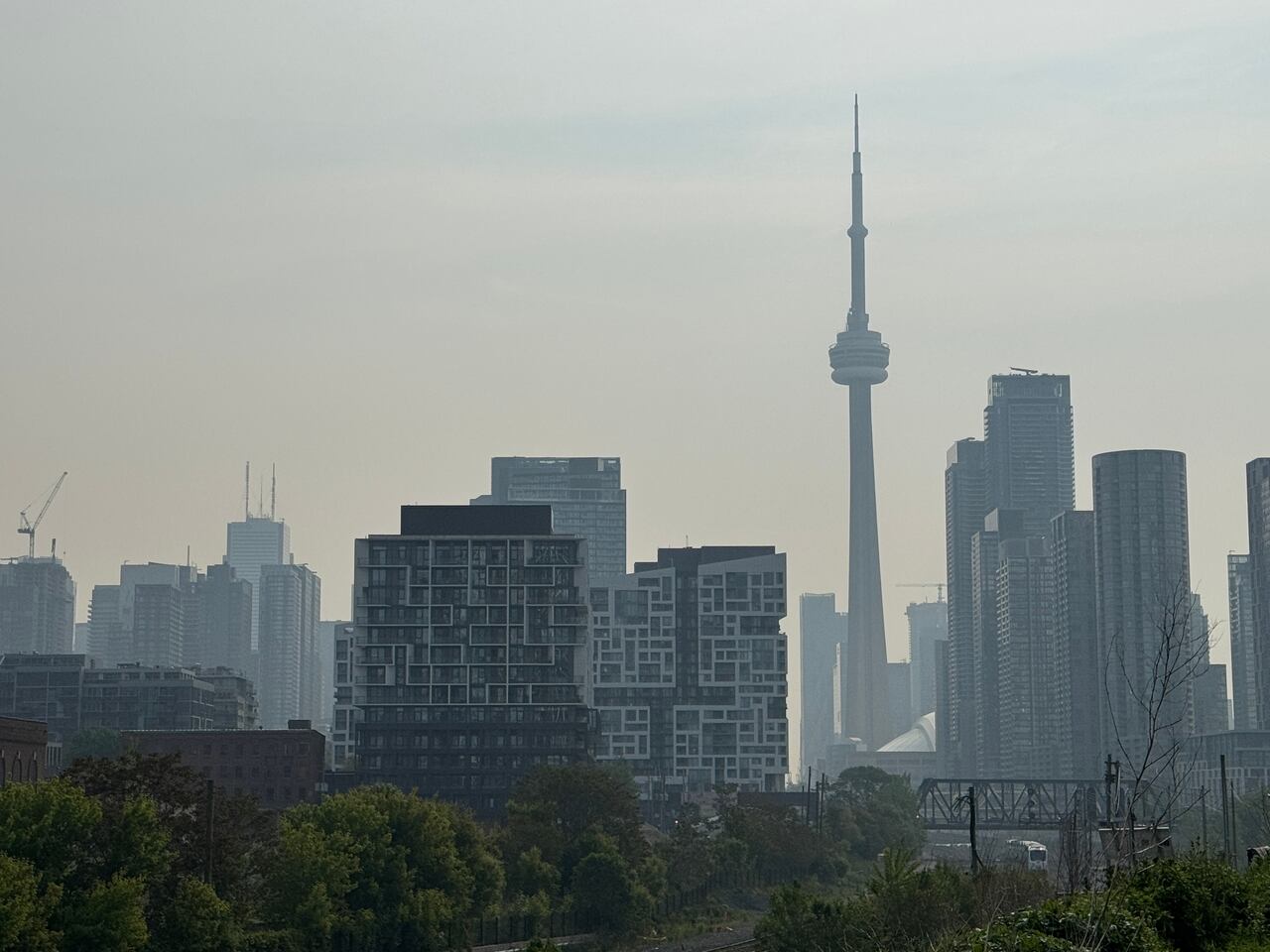 Air quality statement in effect for Toronto as wildfire smoke drifts in ...
