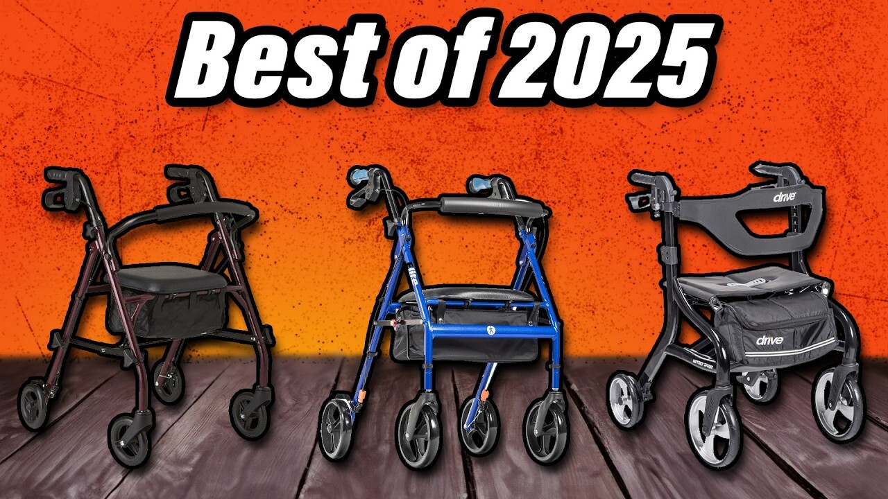 10 Best Rollator Walkers For Seniors - Budget, Heavy-Duty, Comfort ...