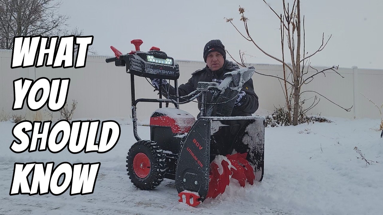 PowerSmart 80V 24in Self-Propelled Cordless Snow Blower Review – Winter ...