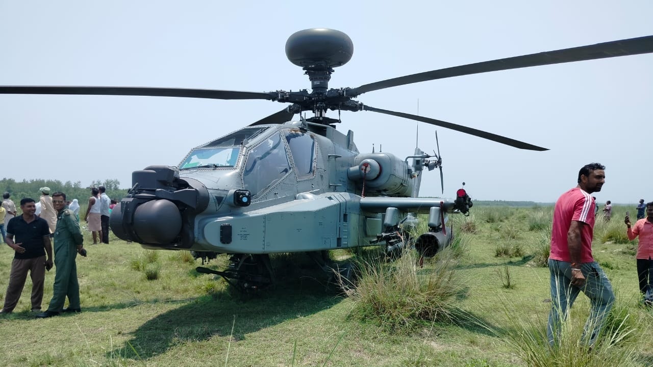 Army's Apache fighter helicopter makes emergency landing in UP, both pilots safe