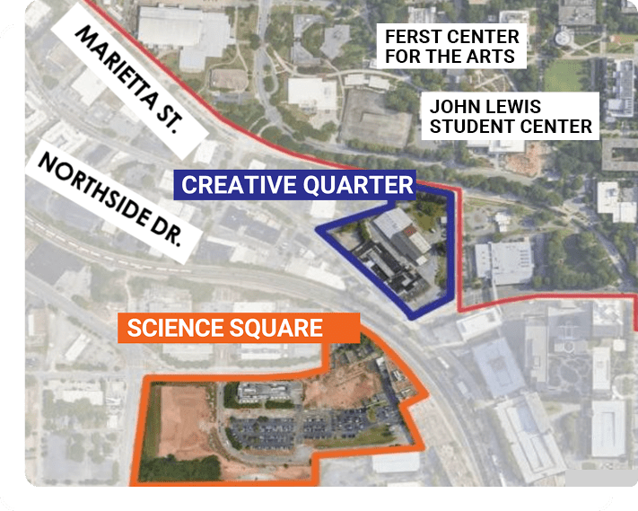 Georgia Tech plans Creative Quarter campus expansion along Marietta Street