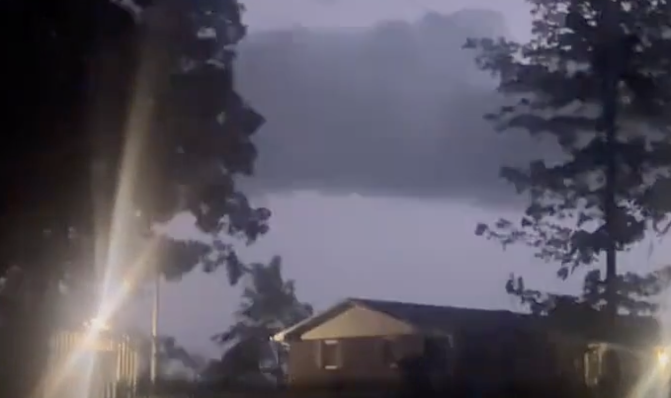 Extreme Arkansas Storm Lights Up Sky With Intense Lightning