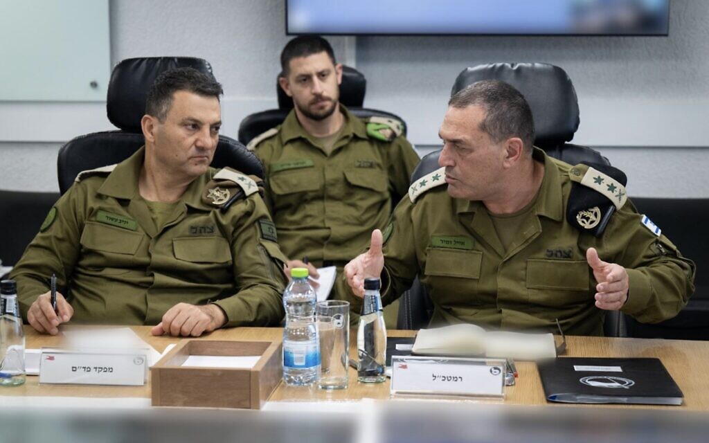 Senior IDF general appears to admit to ‘disagreements’ among top ...