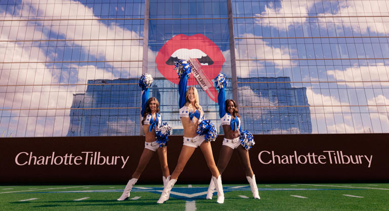 Dallas Cowboys Cheerleaders Just Made Charlotte Tilbury Its First-Ever ...