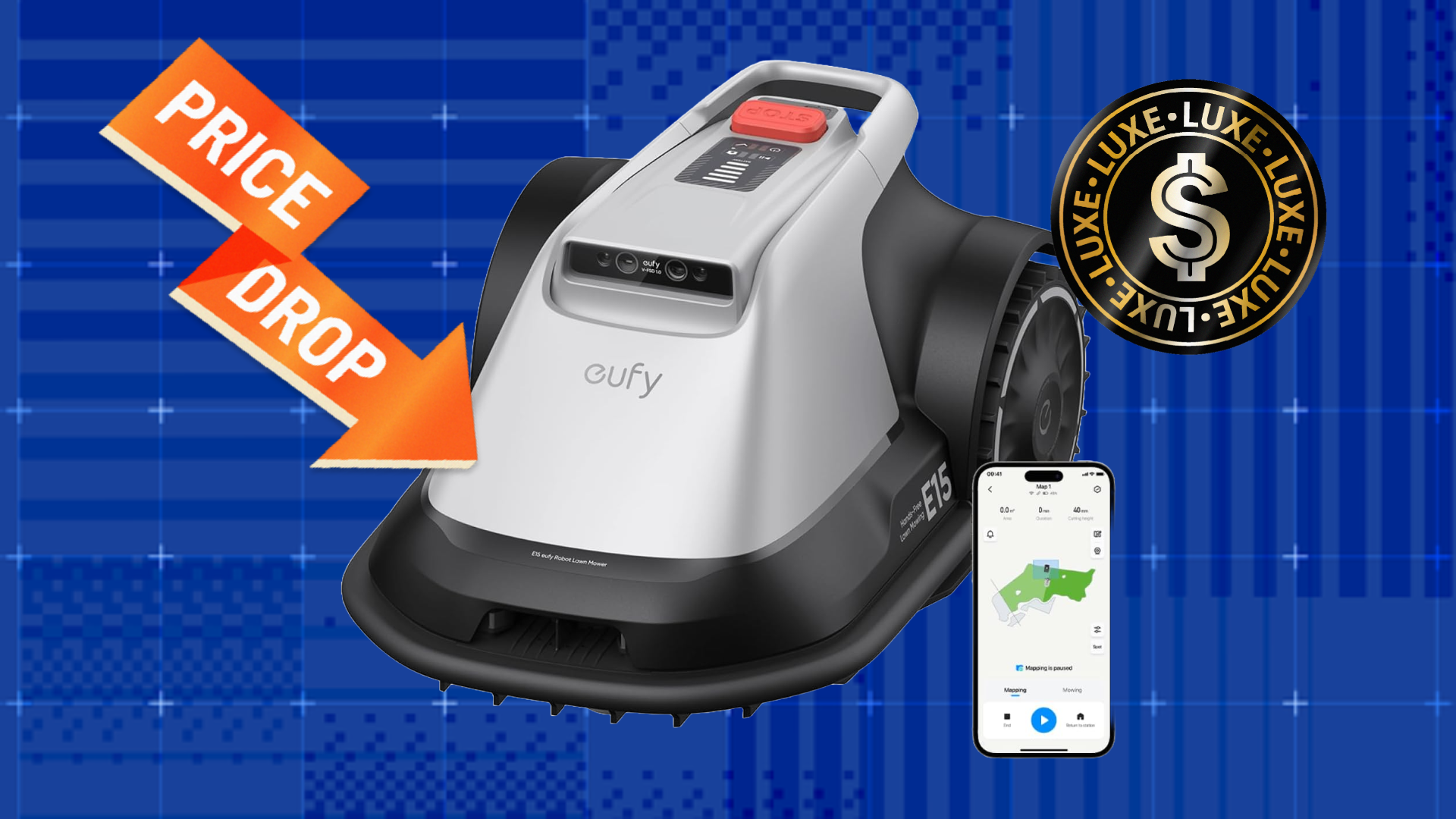 Save Some Green and Trim $300 Off the Eufy Robot Lawn Mower E15