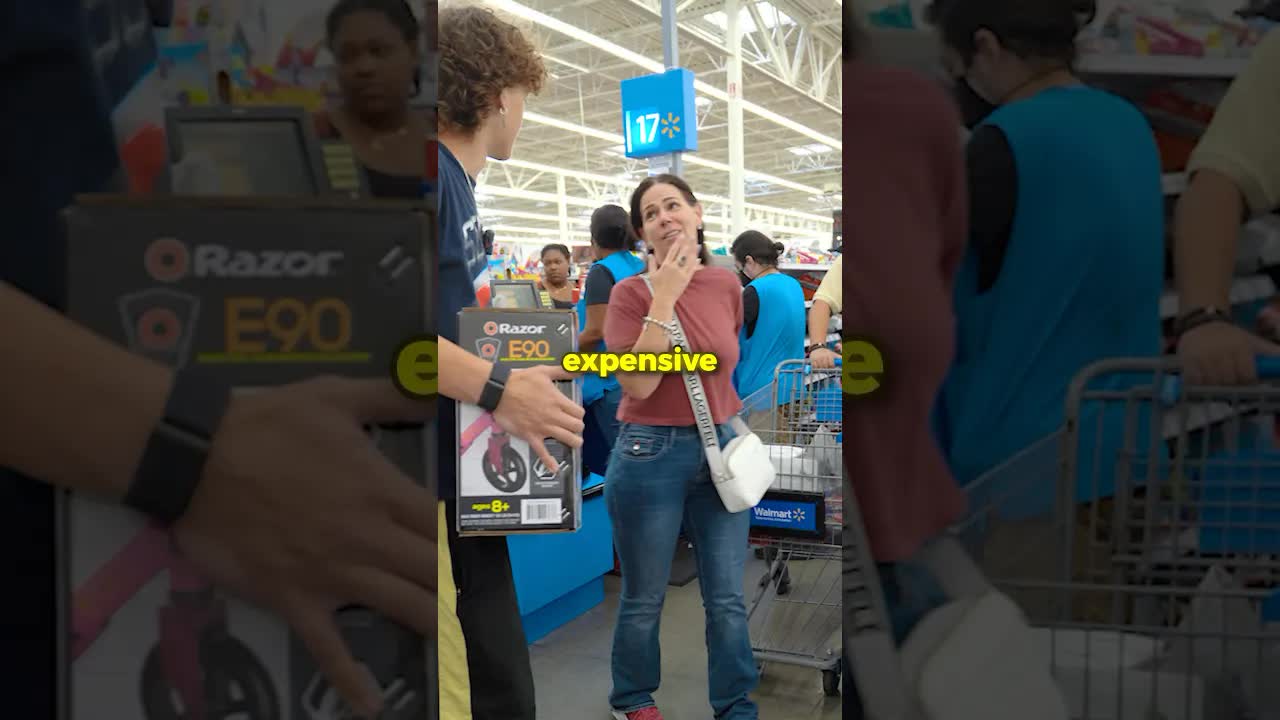 logan micke: paying for groceries prank ends with hugs