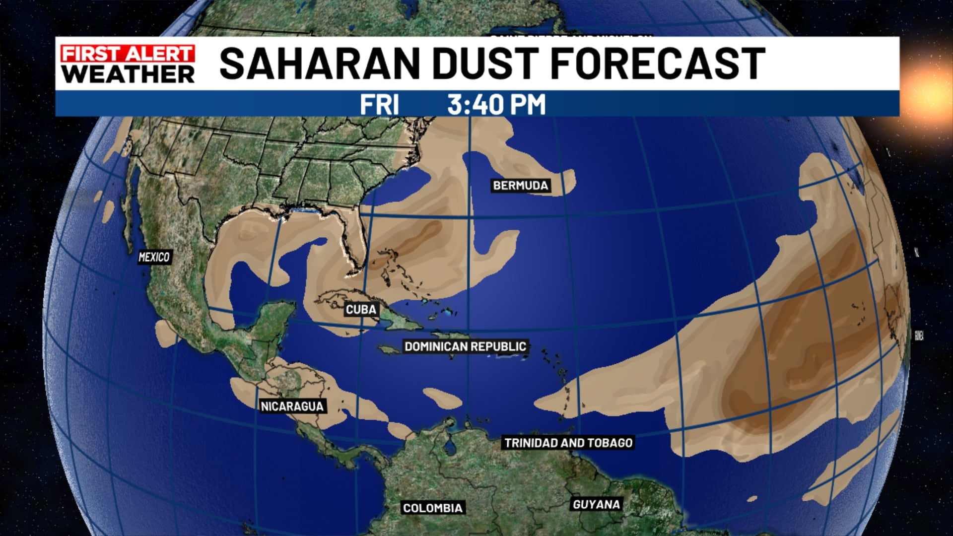 Hot, sunny weekend ahead