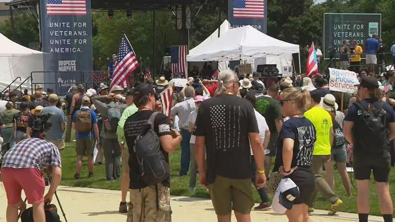 WATCH | Unite for Veterans, Unite for America Rally underway in DC